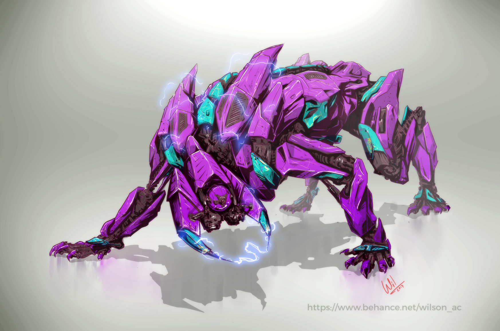 ArtStation - Hunter robot, Wilson Andres Carreño