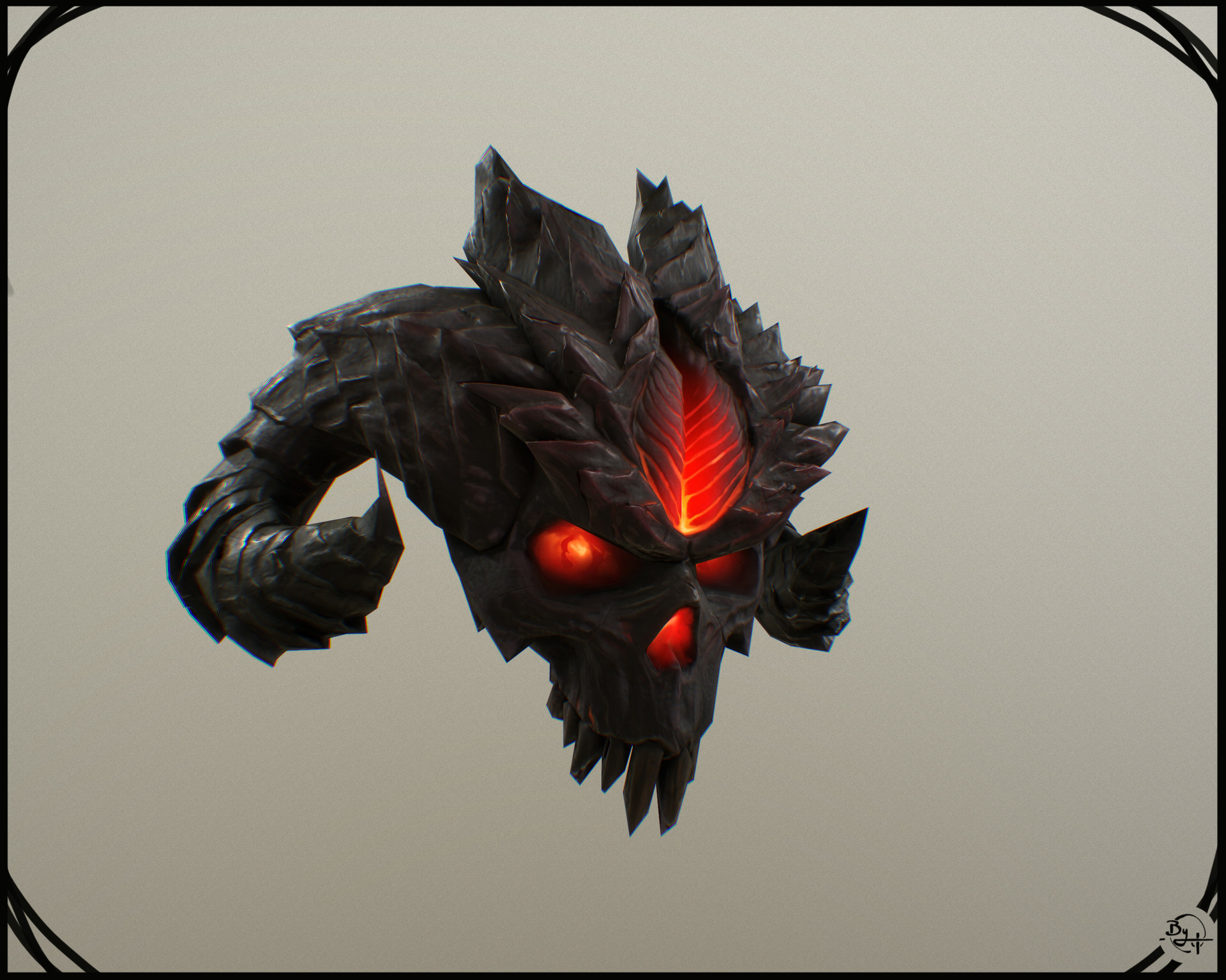 ArtStation - Diablo Skull