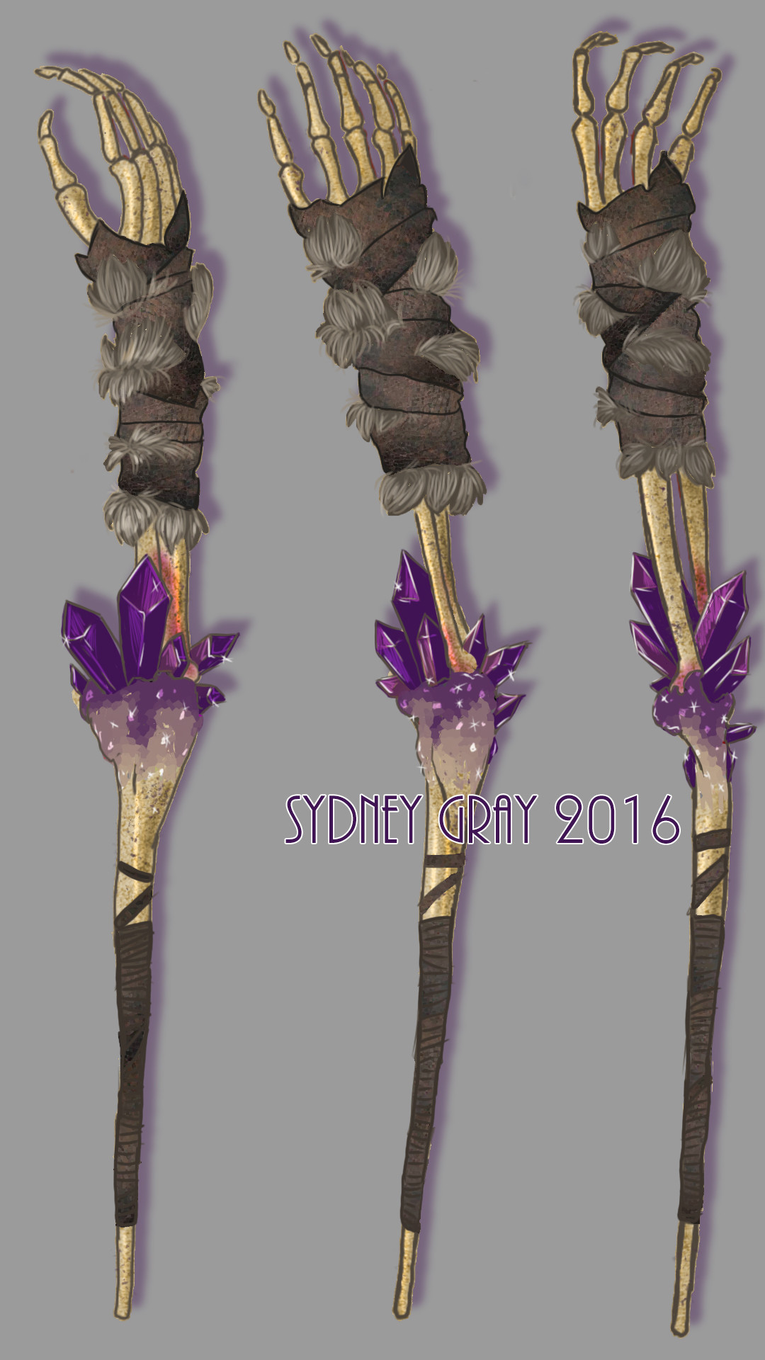 ArtStation - Necromancer Staff