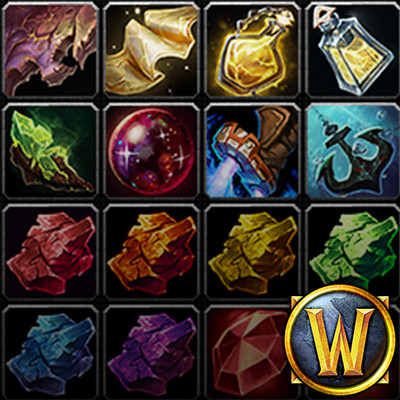 ArtStation - World of Warcraft - 7.3 Icons