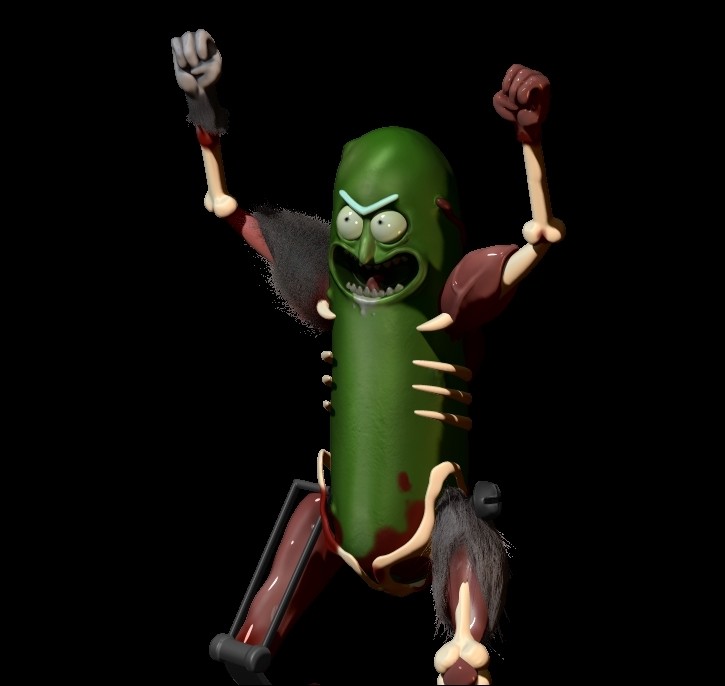 ArtStation - Pickle Rick!!!!