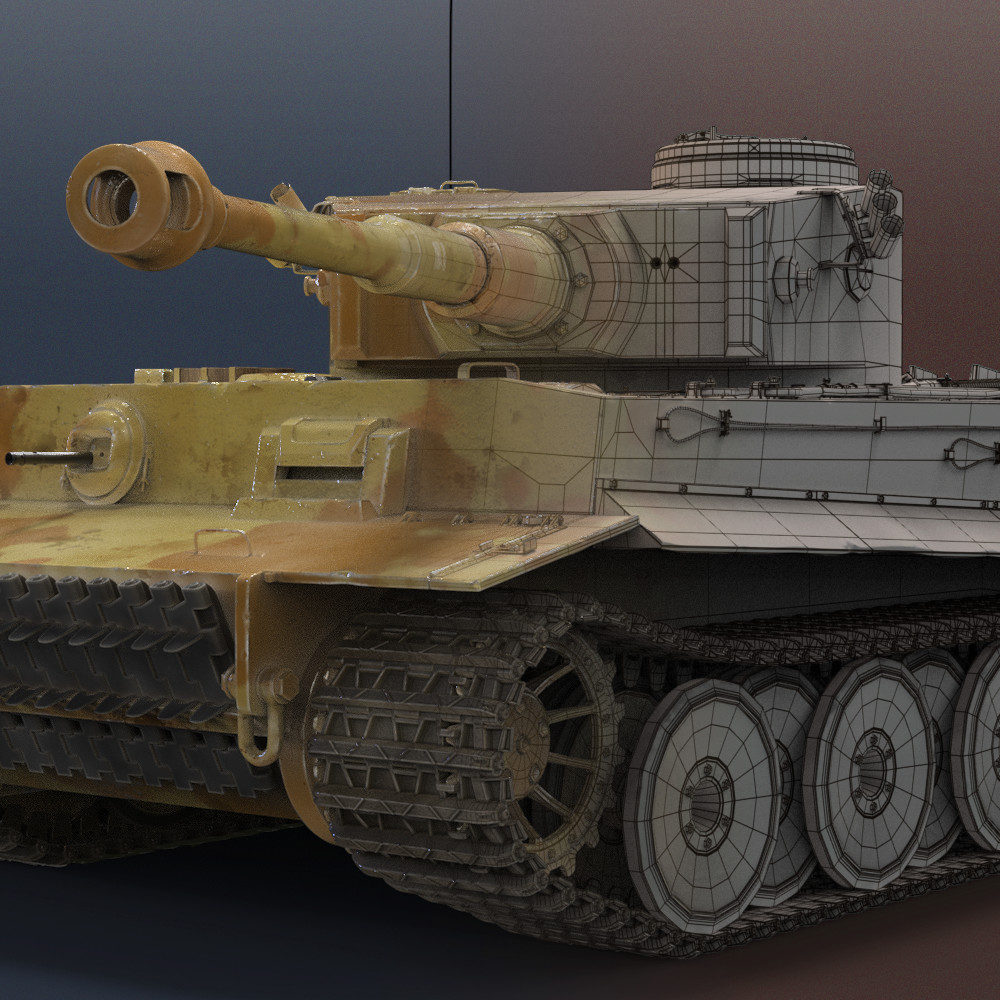 ArtStation - Tiger Tank