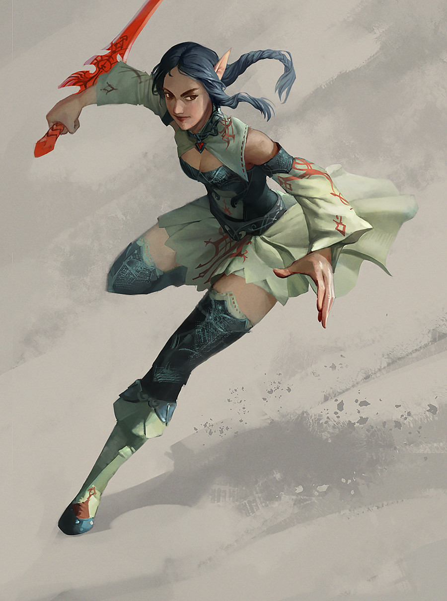 ArtStation - SpellSinger_Lineage2