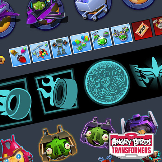 ArtStation - UI - Angry Birds Transformers