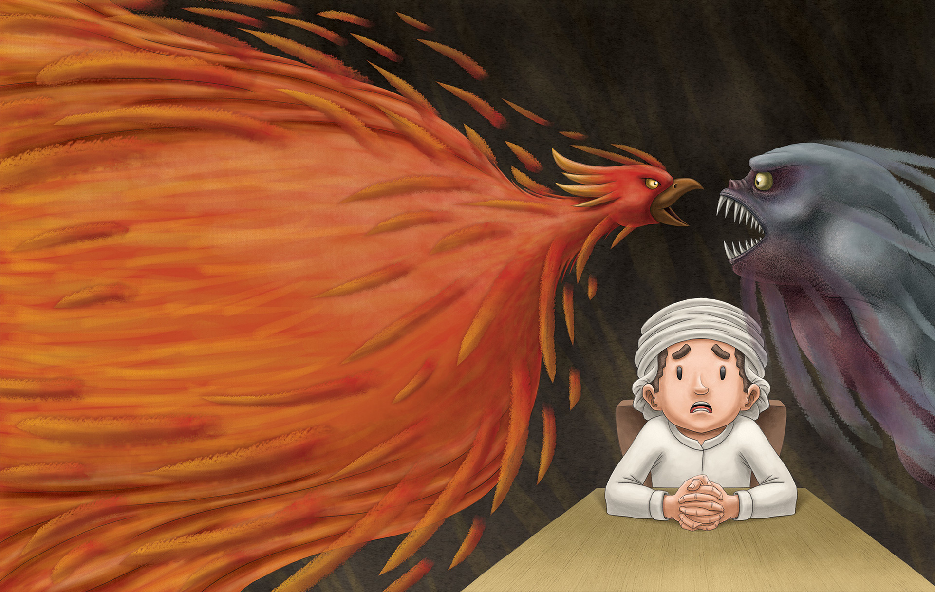 David Macedo - Children Book: The Ghoul and the Phoenix
