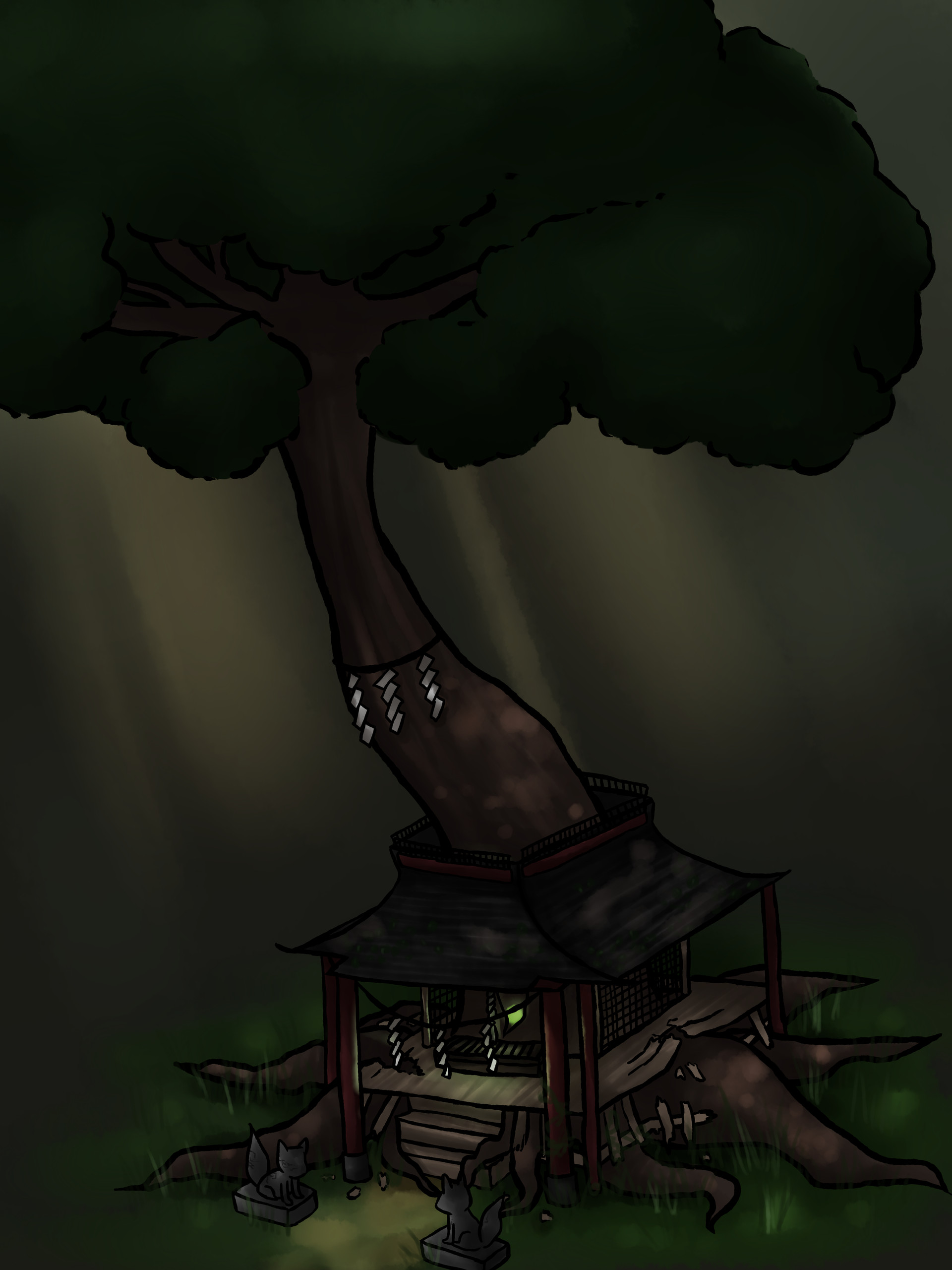ArtStation - Tree Shrine