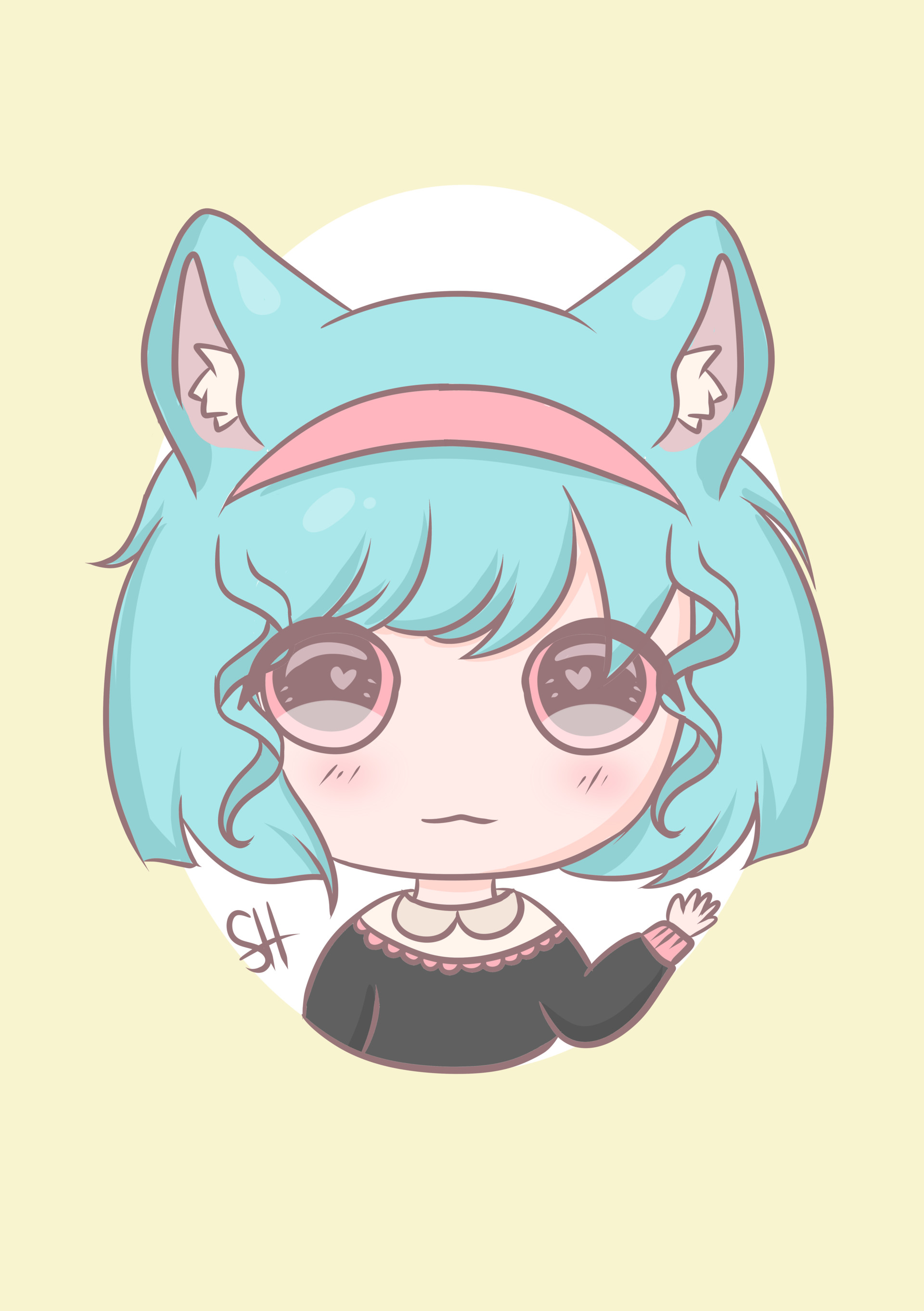 ArtStation - Chibi Cat Girl