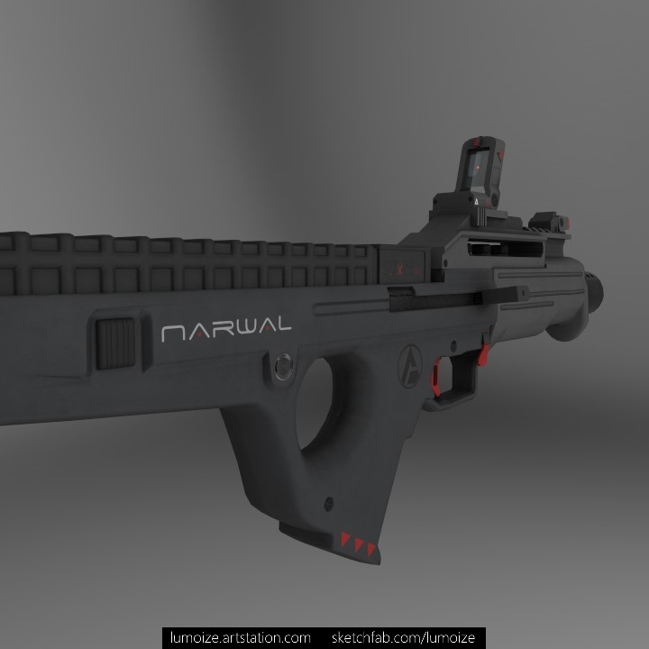 ArtStation - "Narwal" Smg