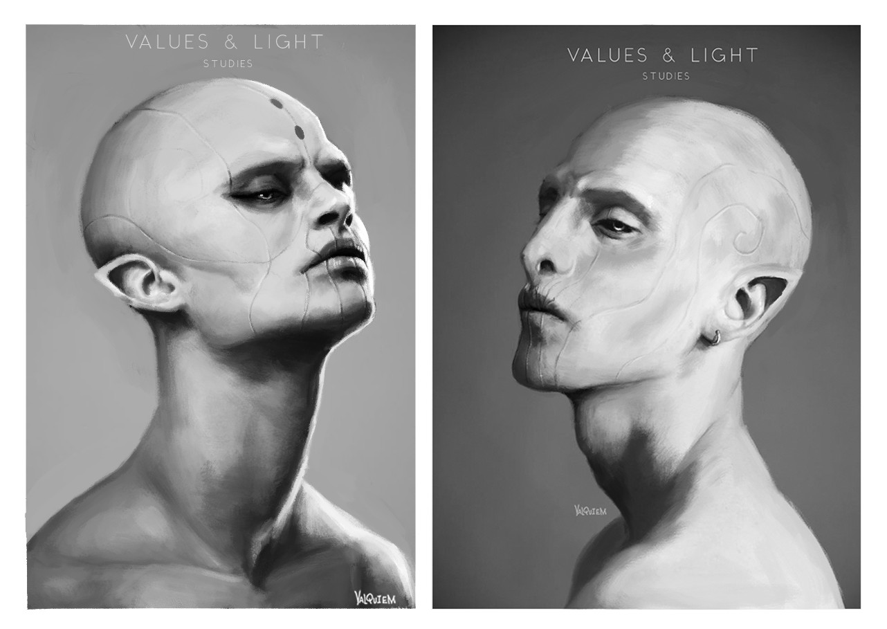 ArtStation - Values and light studies