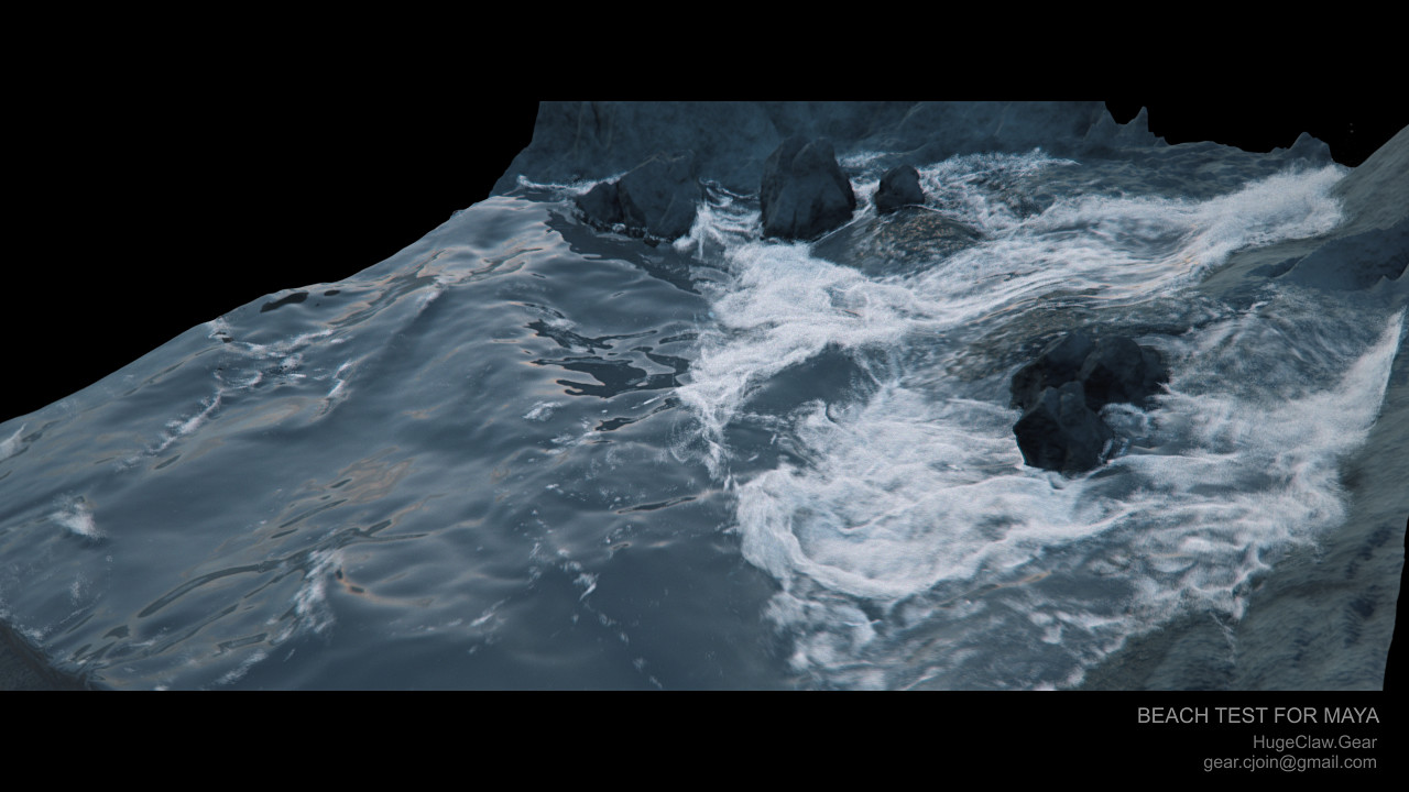 ArtStation - BEACH TEST FOR MAYA
