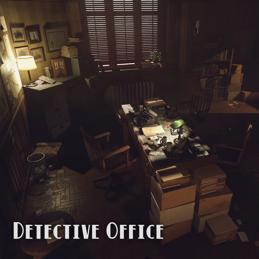 ArtStation - Detective Office