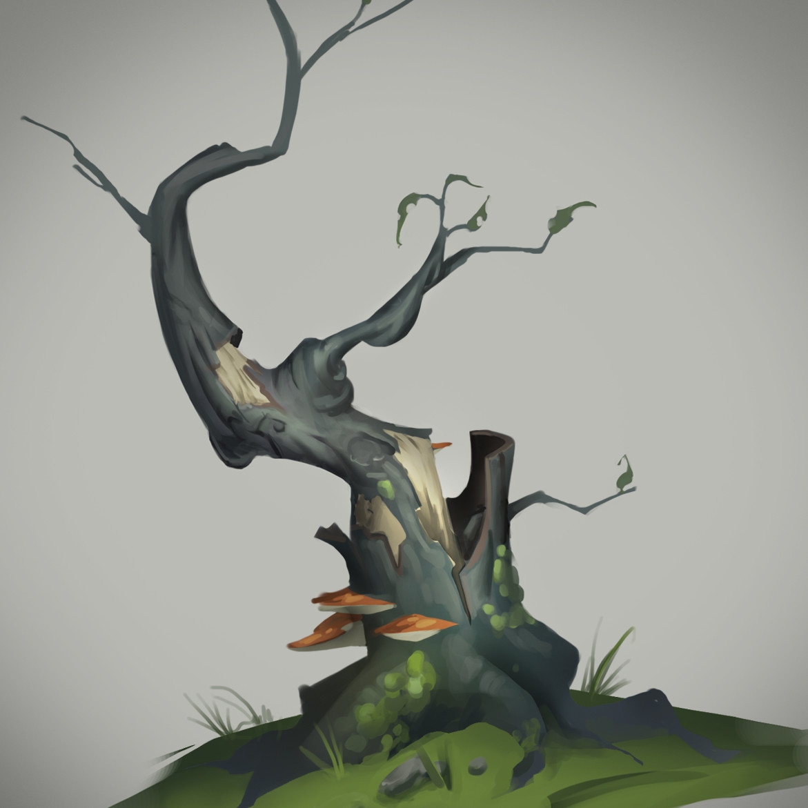 ArtStation - trees and stones