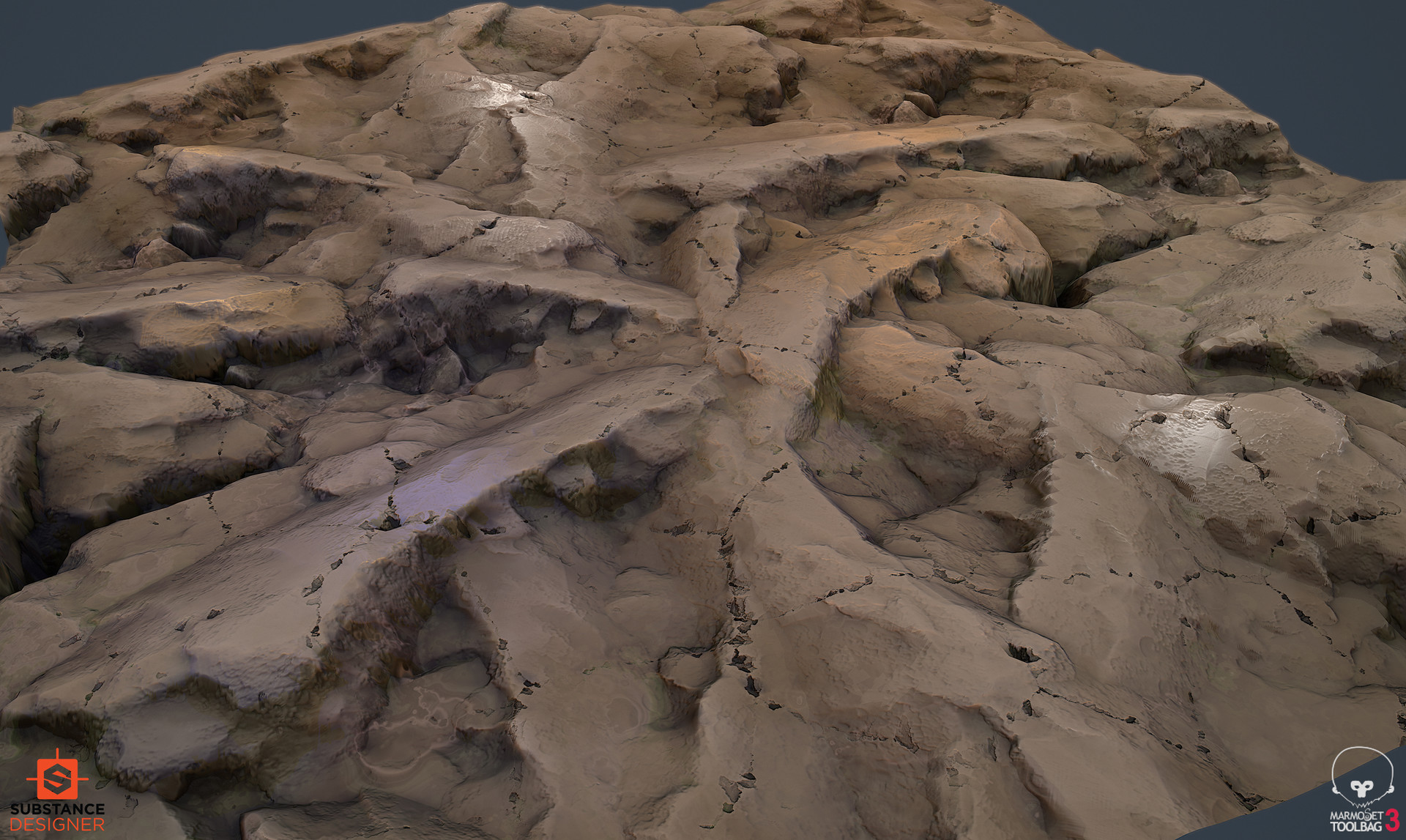 ArtStation - Stylized Rock