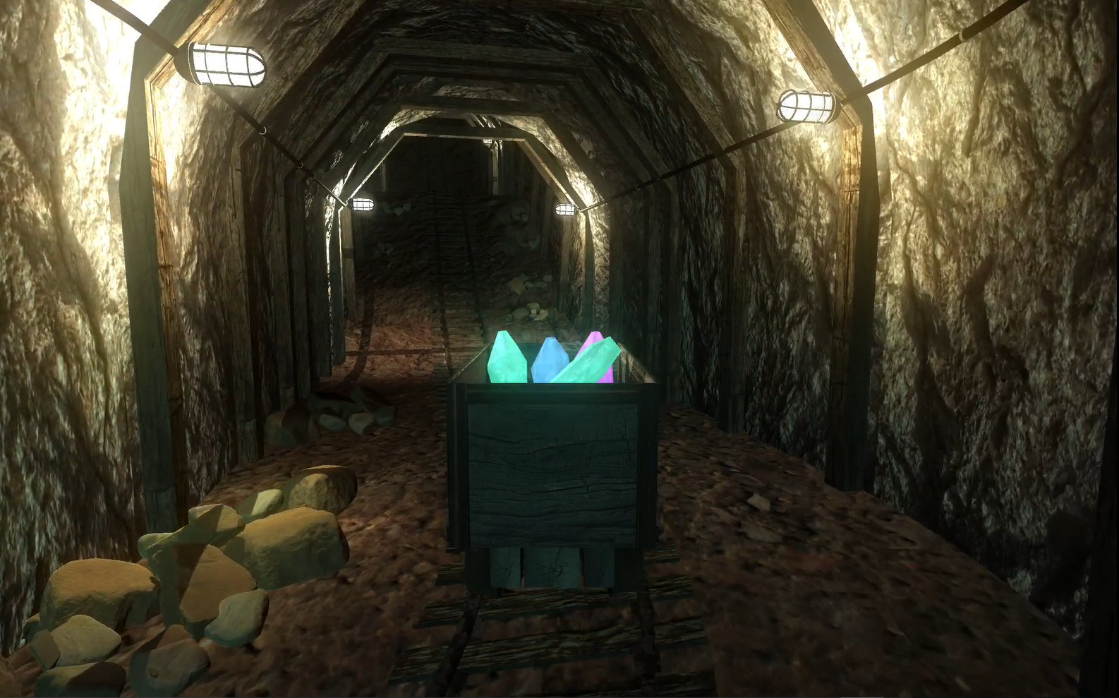 ArtStation - Mineshaft Environment and Minecart Animation