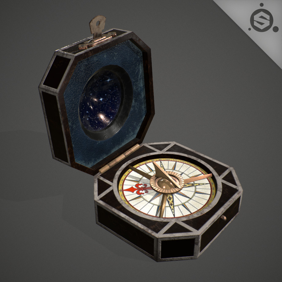 ArtStation - Pirates of the Caribbean- Jack Sparrow's compass