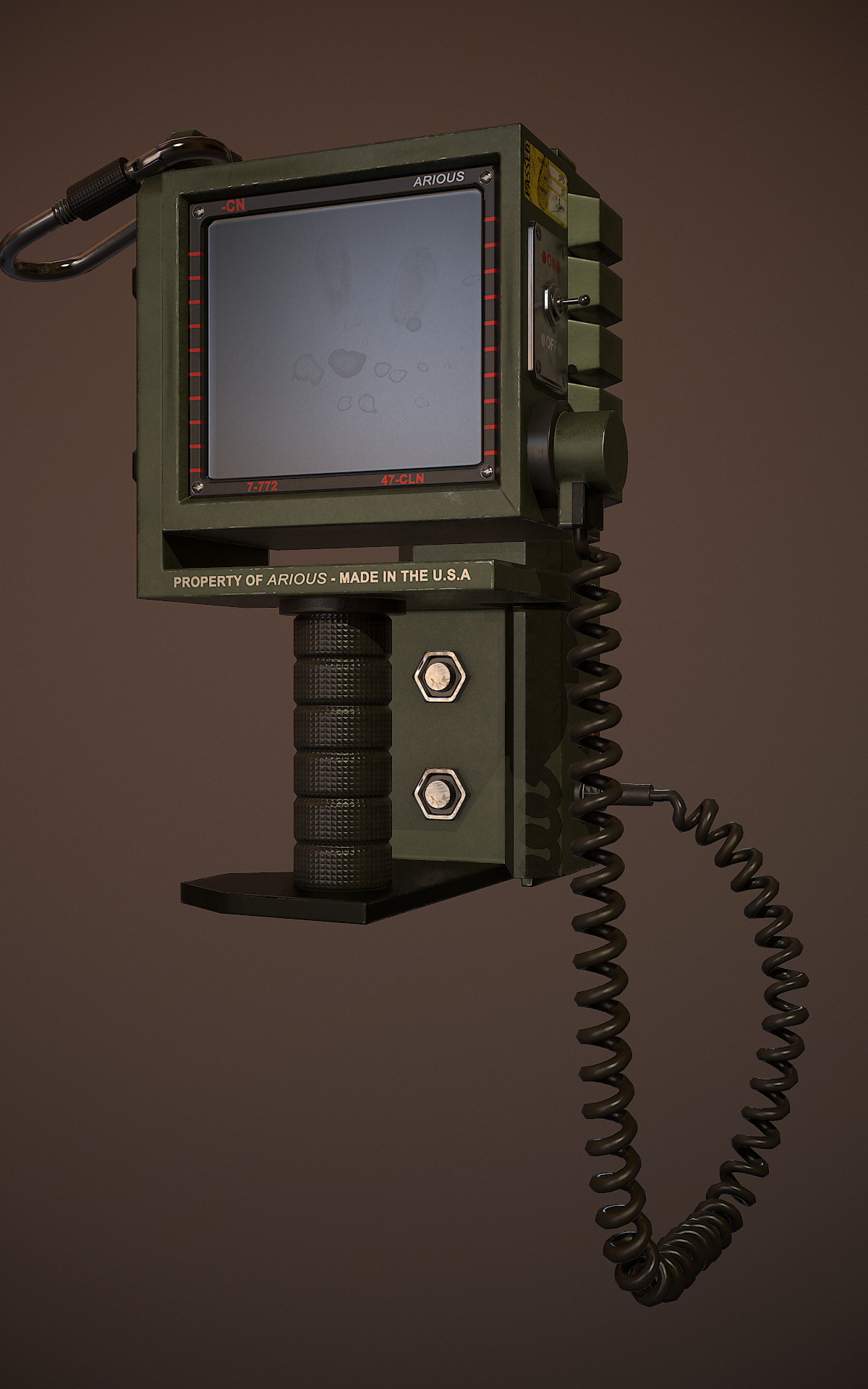 ArtStation - Prop - Motion Tracker Alien Isolation
