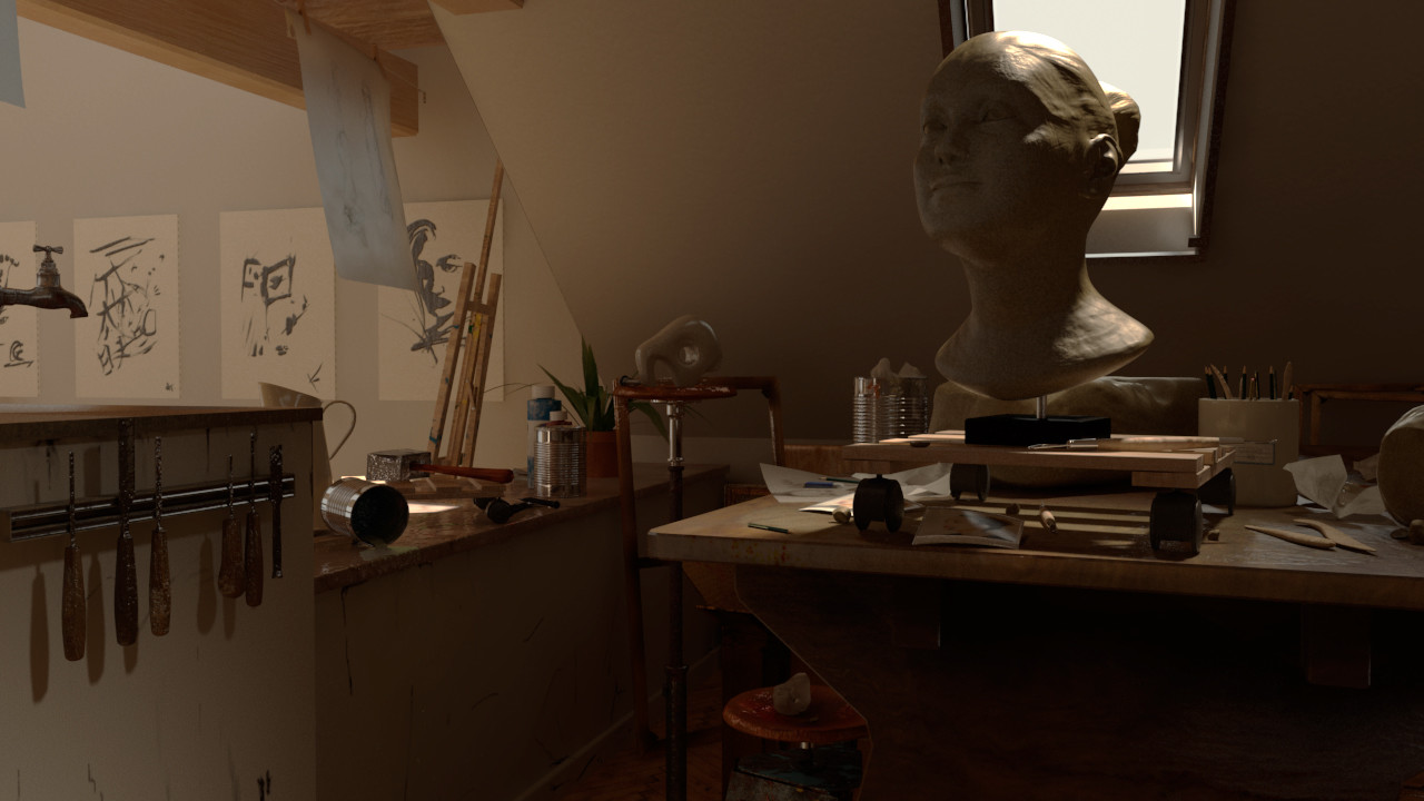 ArtStation - Artist's Studio