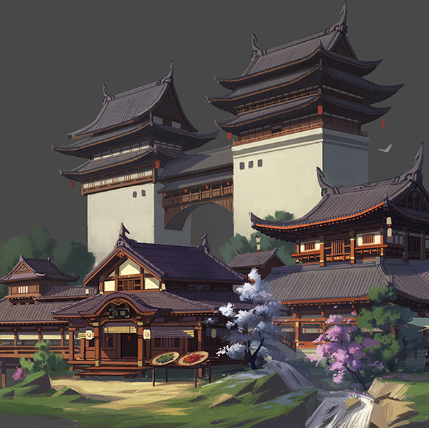 ArtStation - Chinese traditional architecture-2