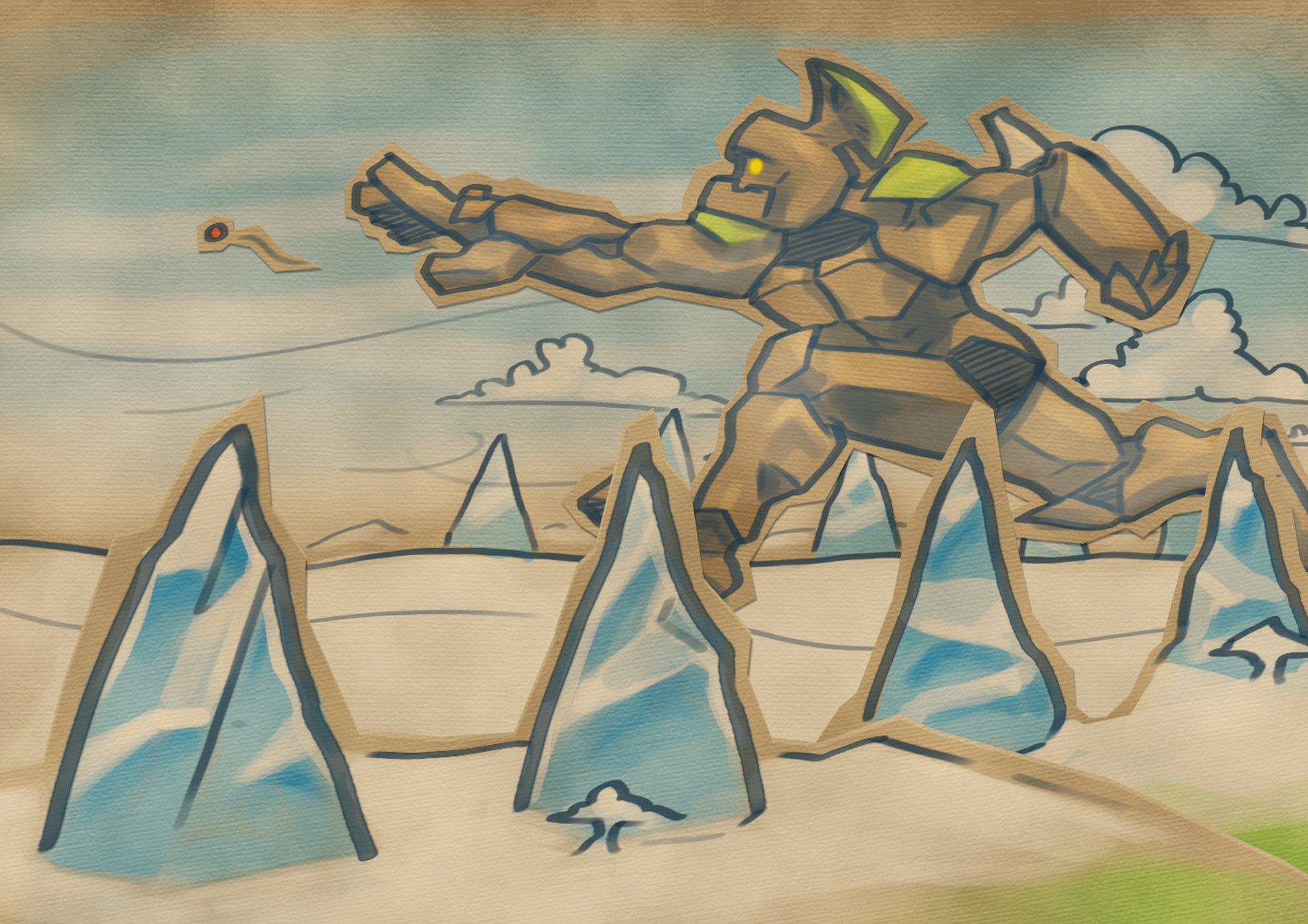 ArtStation - Drant - Papercut story sequences