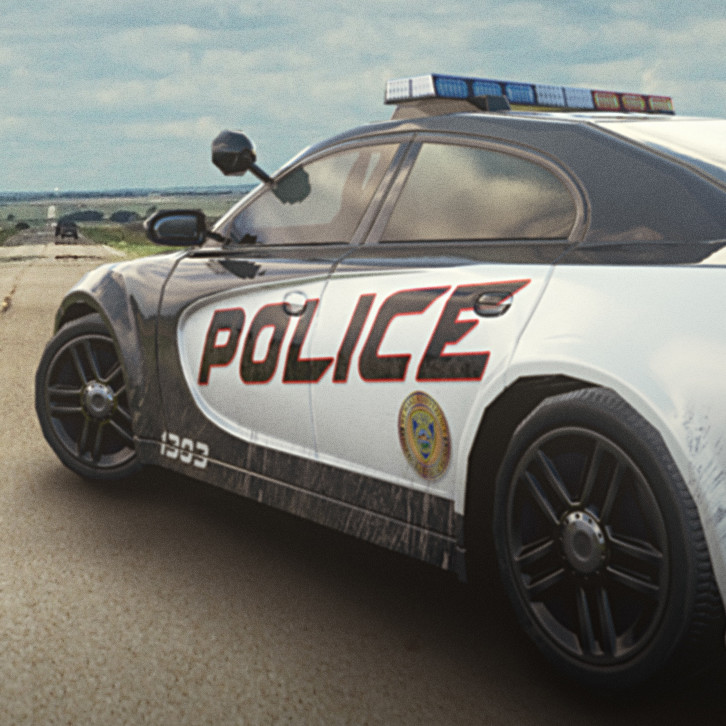 ArtStation - Police car