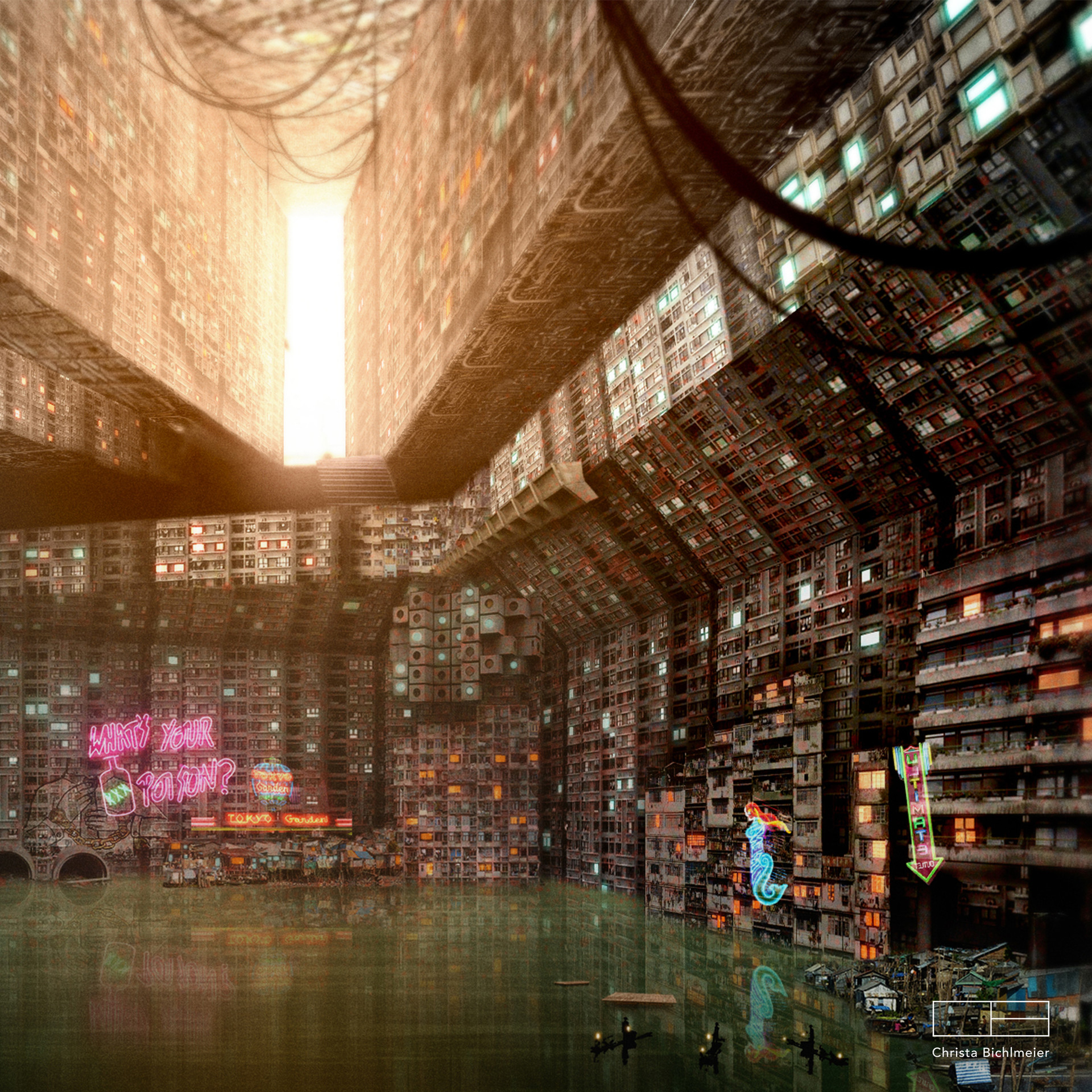 ArtStation - Megacity Photobash