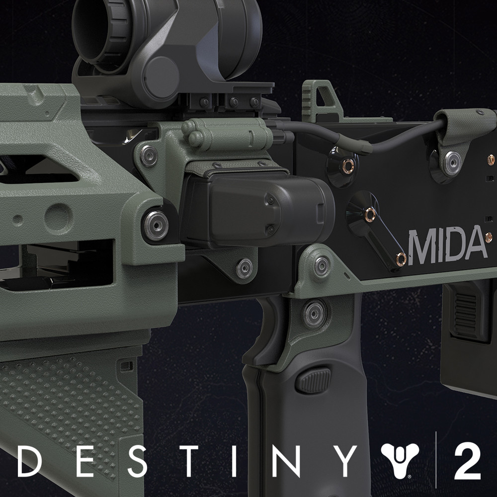 ArtStation - Destiny 2 - MIDA Mini-Tool Submachine Gun