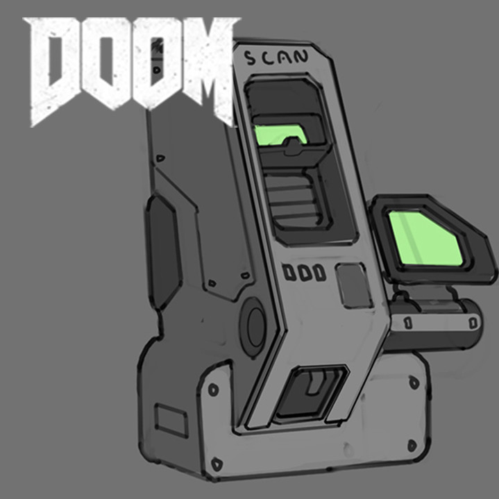ArtStation - Doom 2016 Eyes Scanners