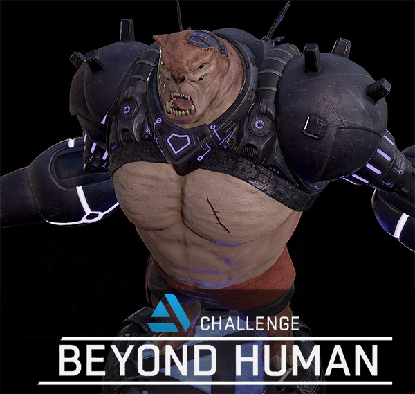 ArtStation - ArtStation Challenge - Beyond Human - Game Character Art