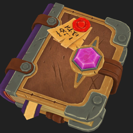 ArtStation - Spells Book - Hand Painted