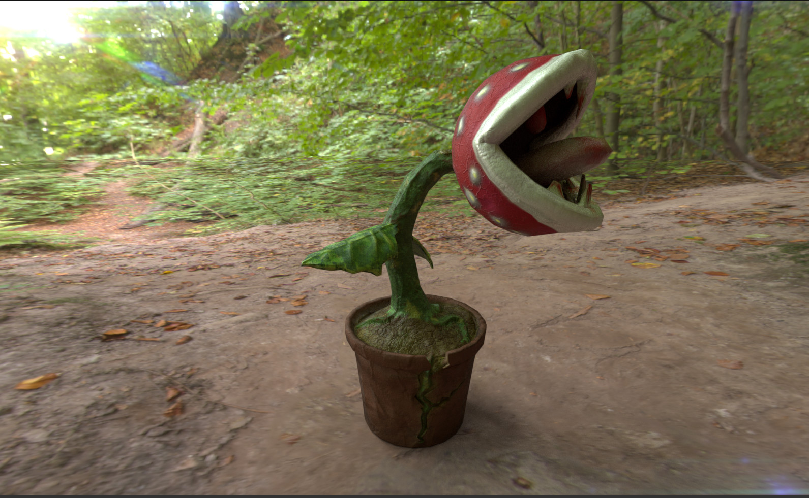 ArtStation - Mario carnivor plant