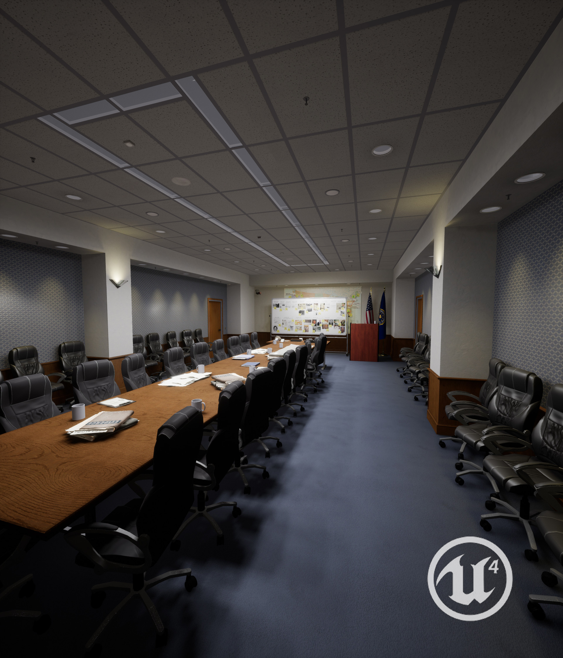 ArtStation - Police Conference Room 2