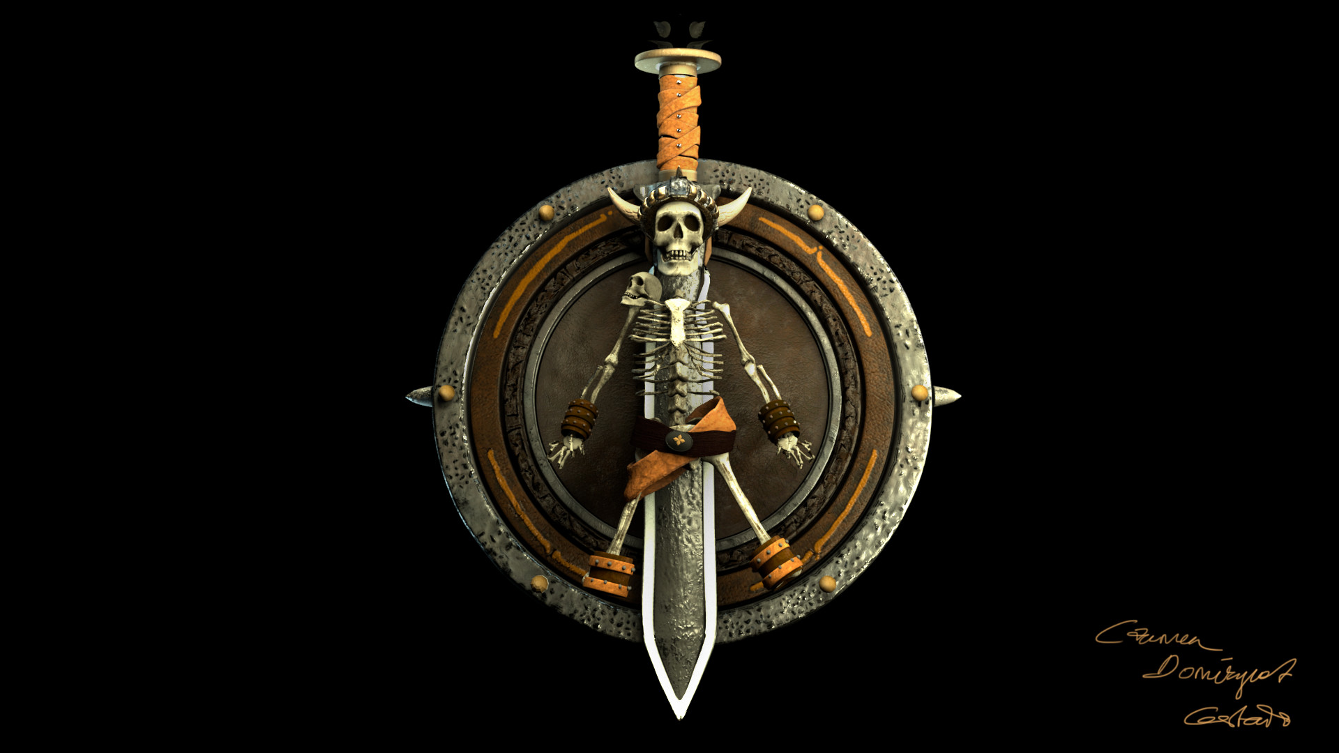 ArtStation - Barbarian weapon