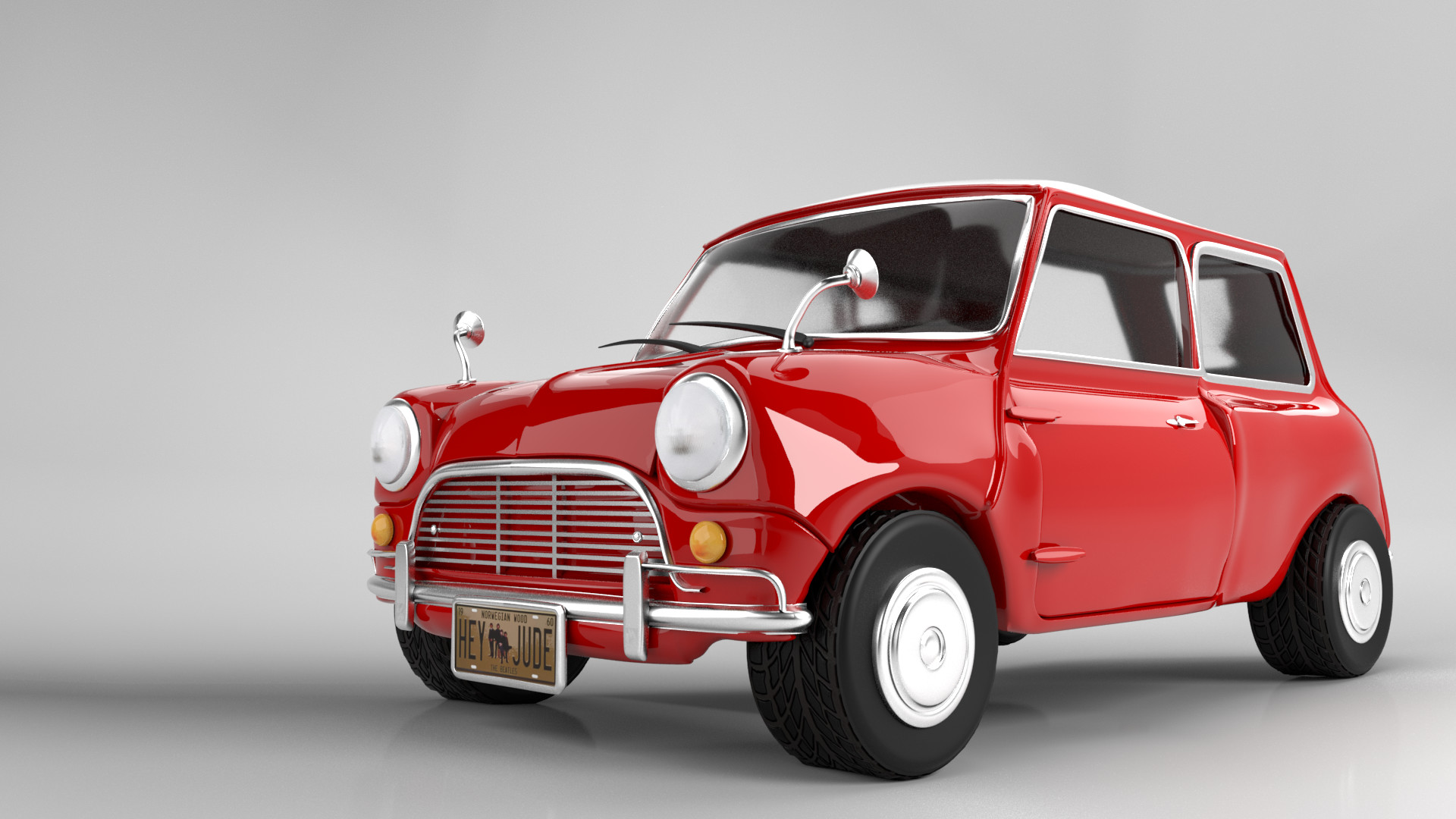 ArtStation - Mini Cooper