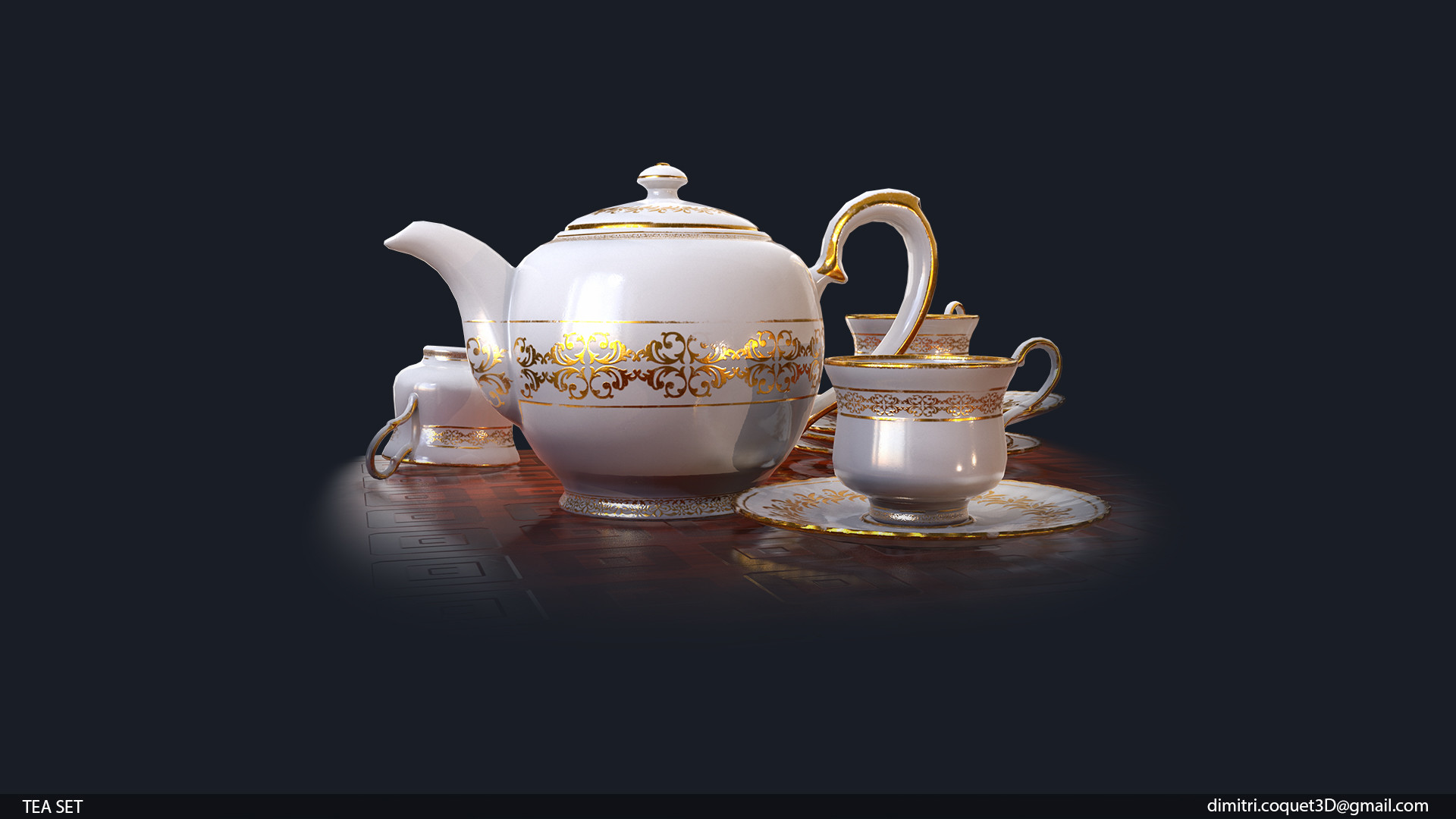 ArtStation - Tea Set