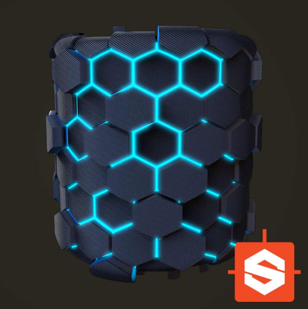 ArtStation - Hexagon Sci-fi Floor