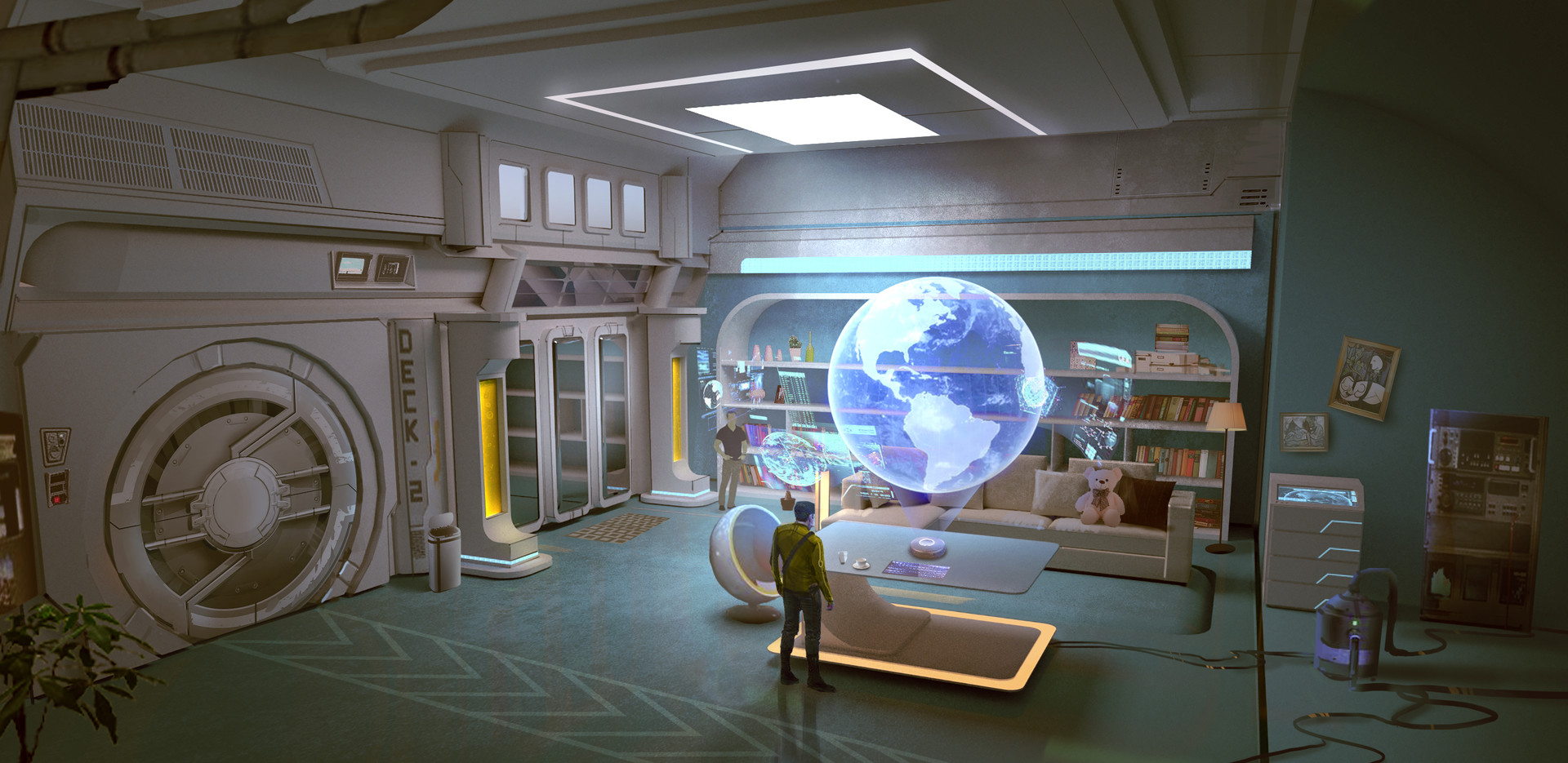 ArtStation - Science fiction scene