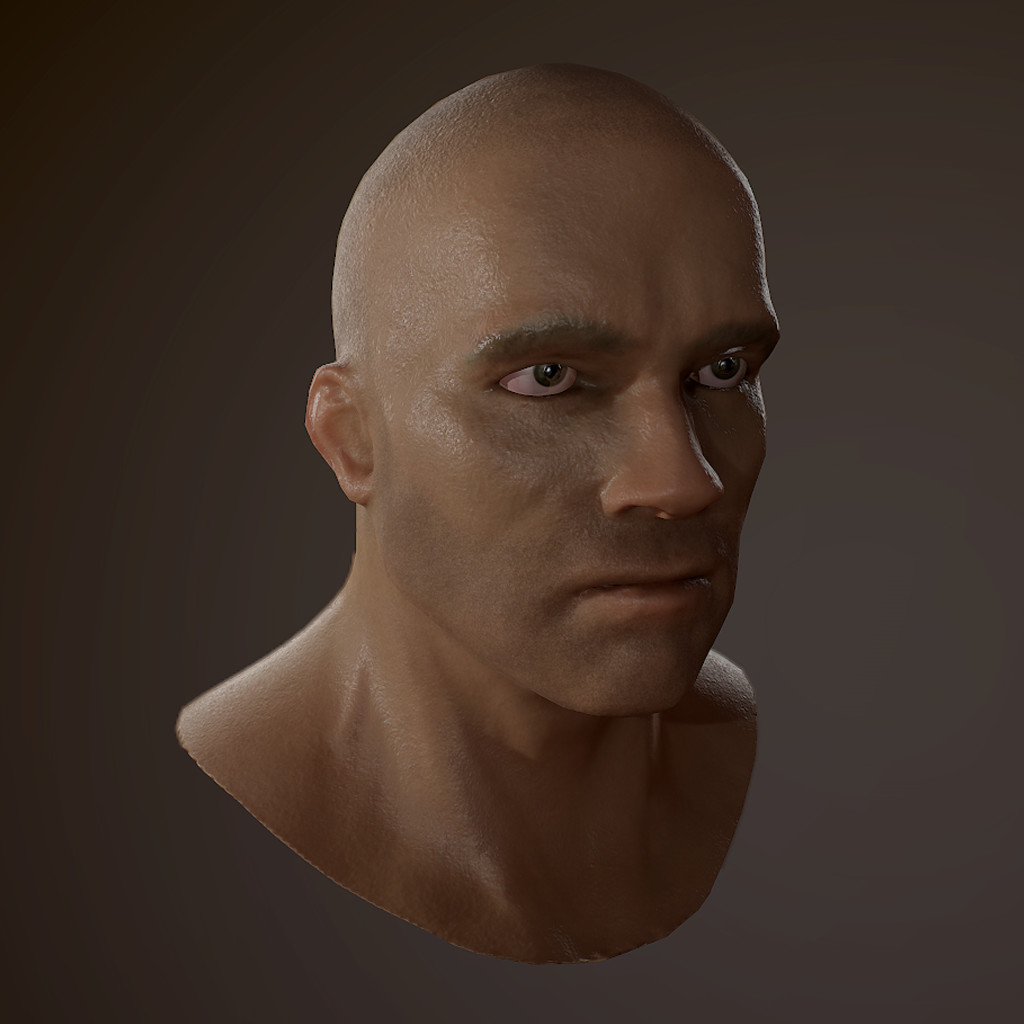 ArtStation - Skin shader study