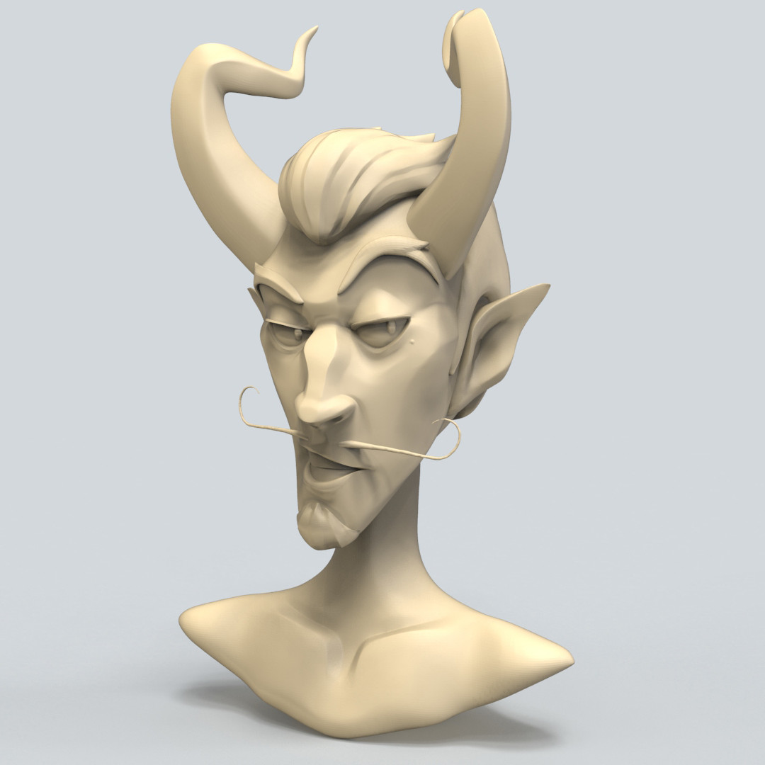 ArtStation - Devil Guy Speed Sculpt