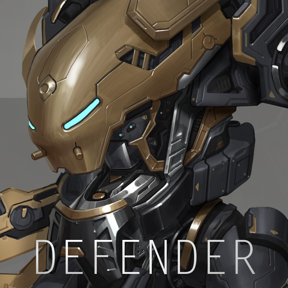 ArtStation - DEFENDER_SKULL