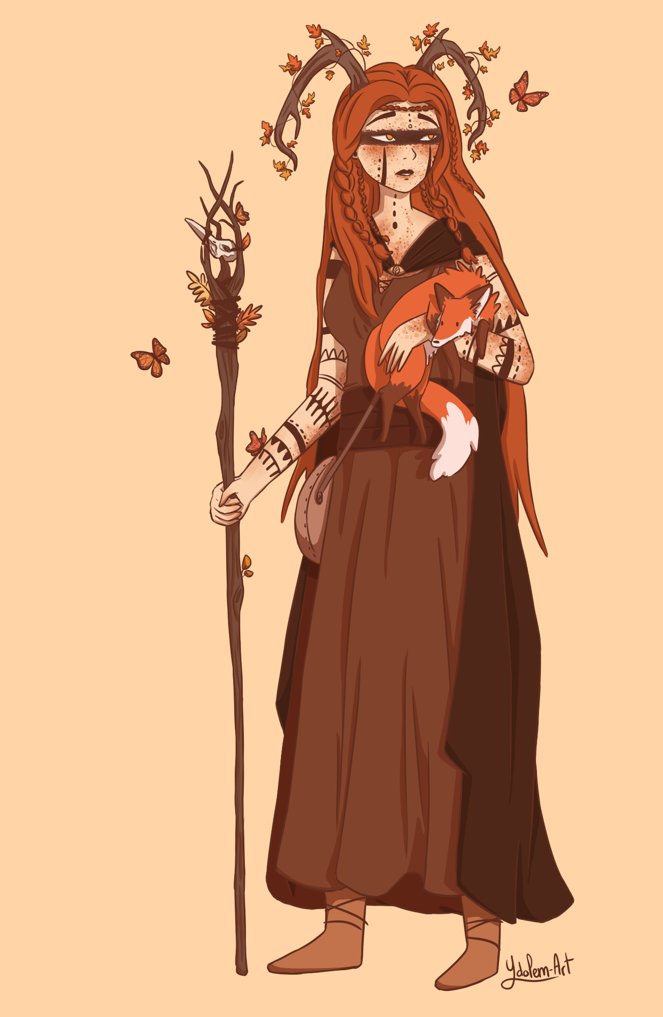 ArtStation - The Forest Witch (Inktober)