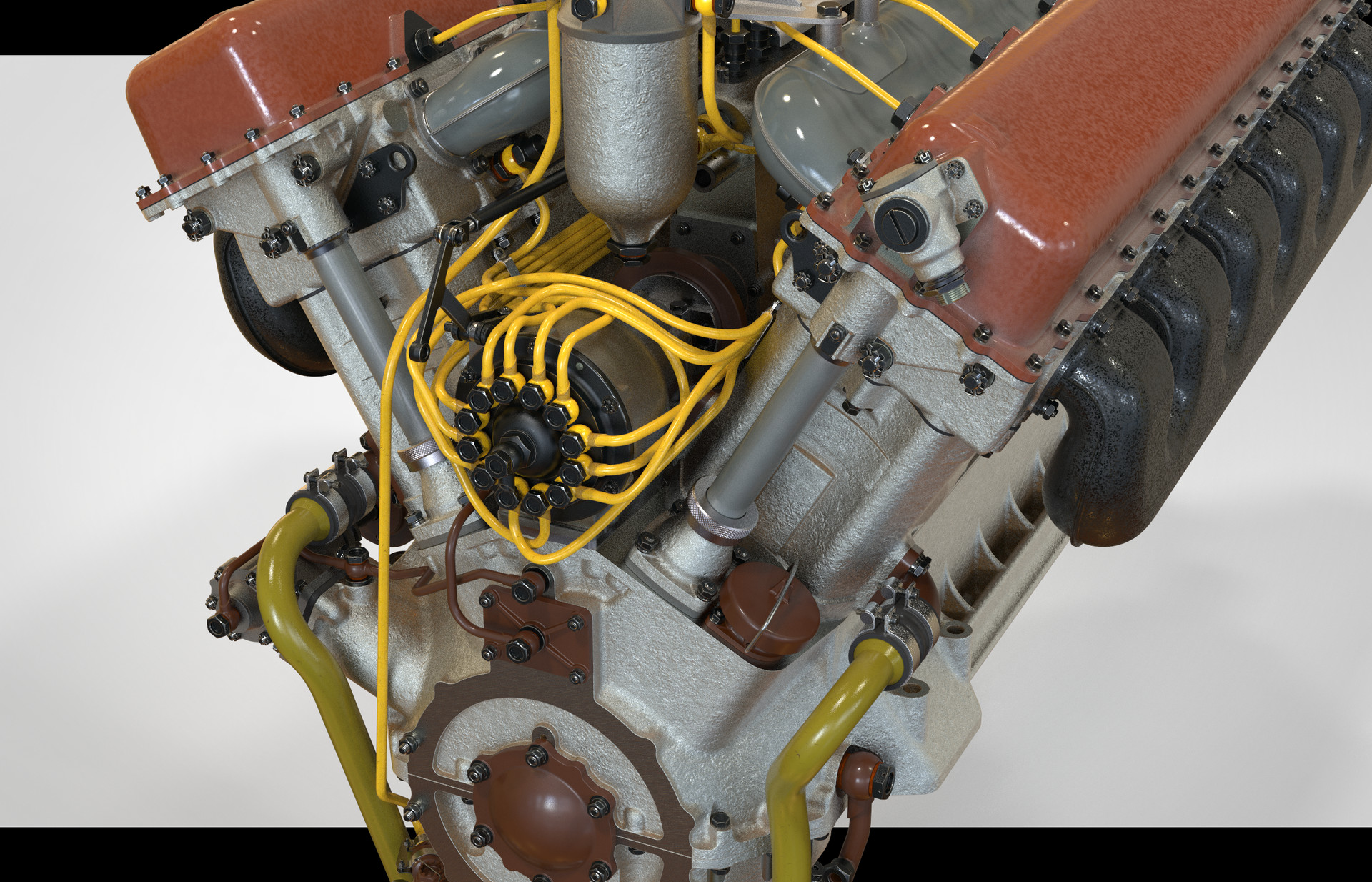 ArtStation - The V-2 engine for the T-34 early