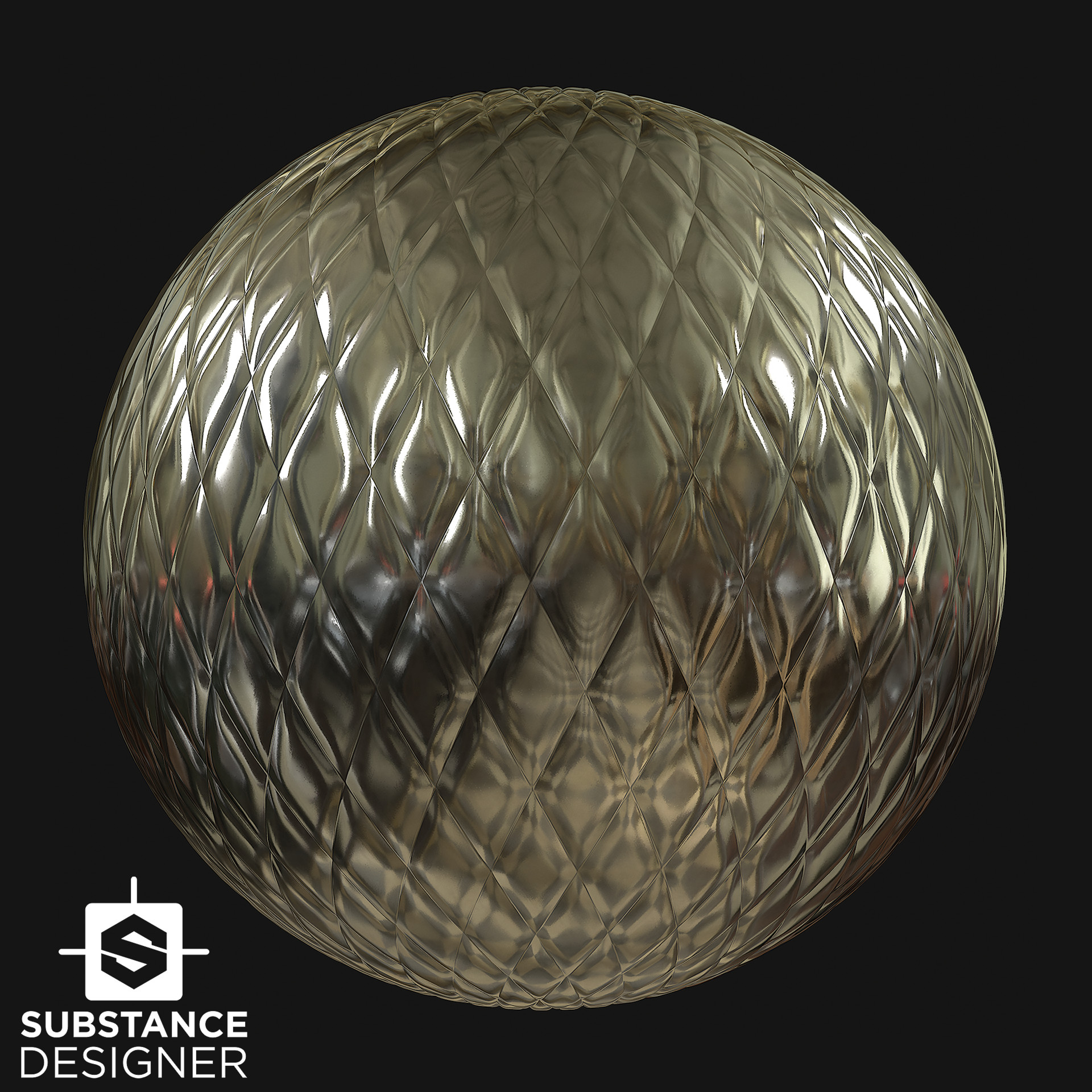 ArtStation - Metal - Diamond Pattern - Substance Designer Material ...