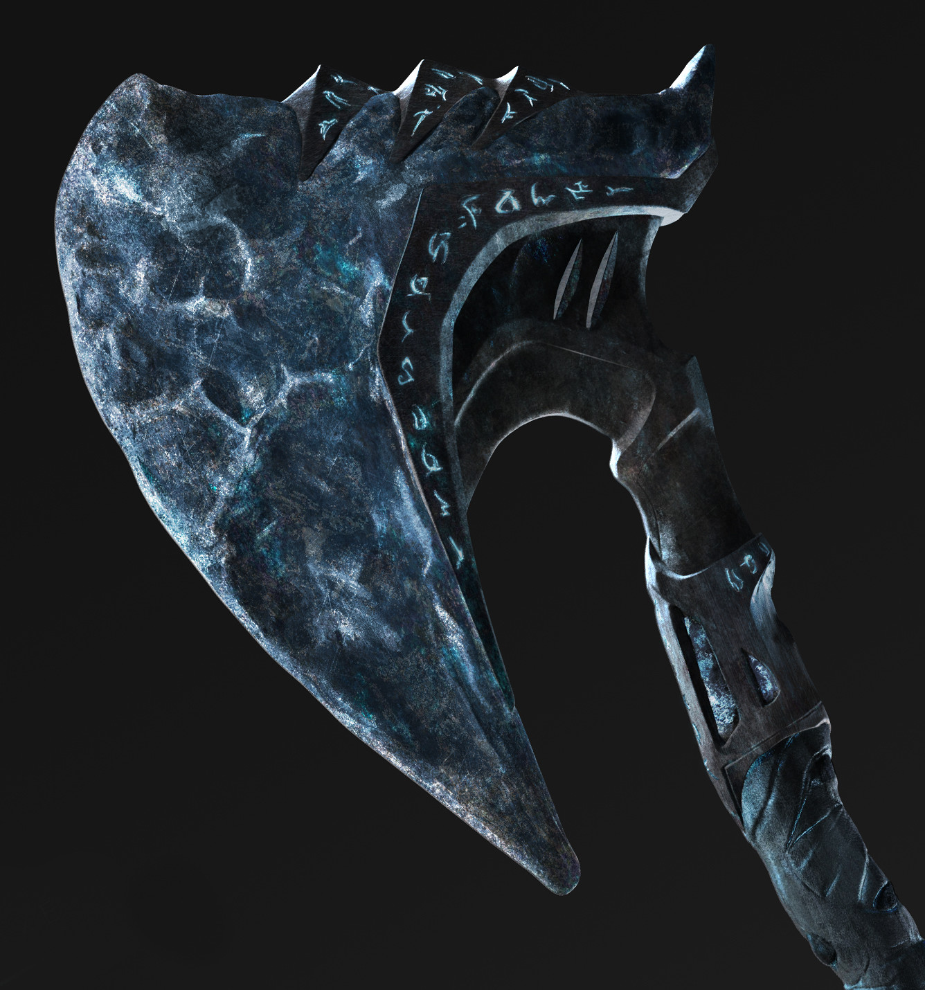 ArtStation - Frozen hearth axe