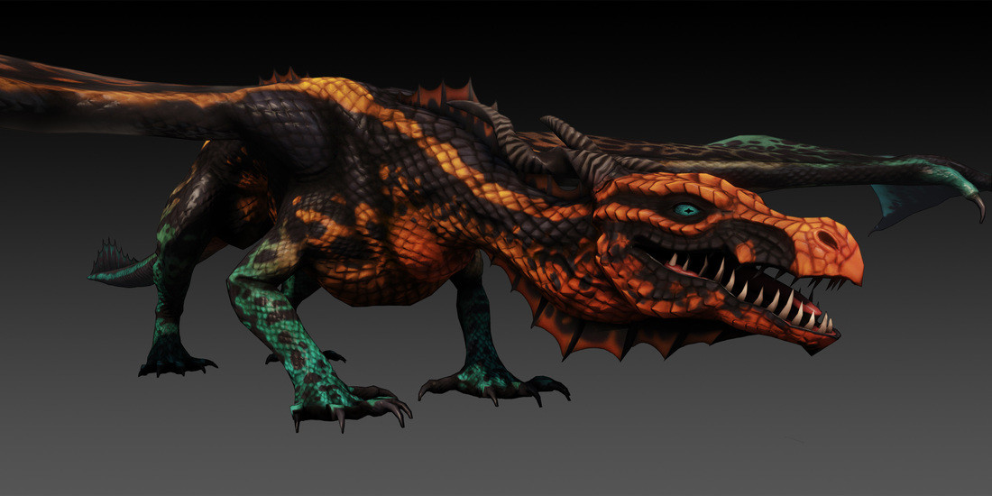 ArtStation - Warlock Dragon