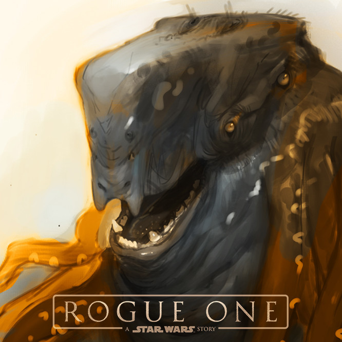 ArtStation - Rogue One, Creature Sketch