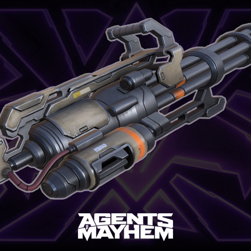 ArtStation - Agents of Mayhem - Daisy's Minigun