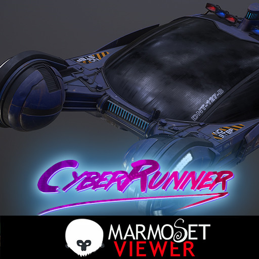 ArtStation - CyberRunner 3D Viewers - Police Spinner