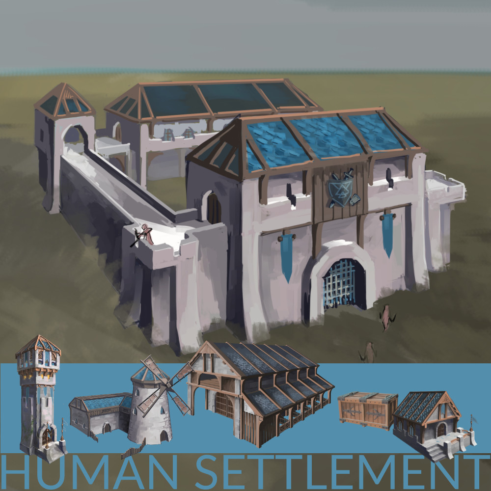 ArtStation - Human Assets Concept