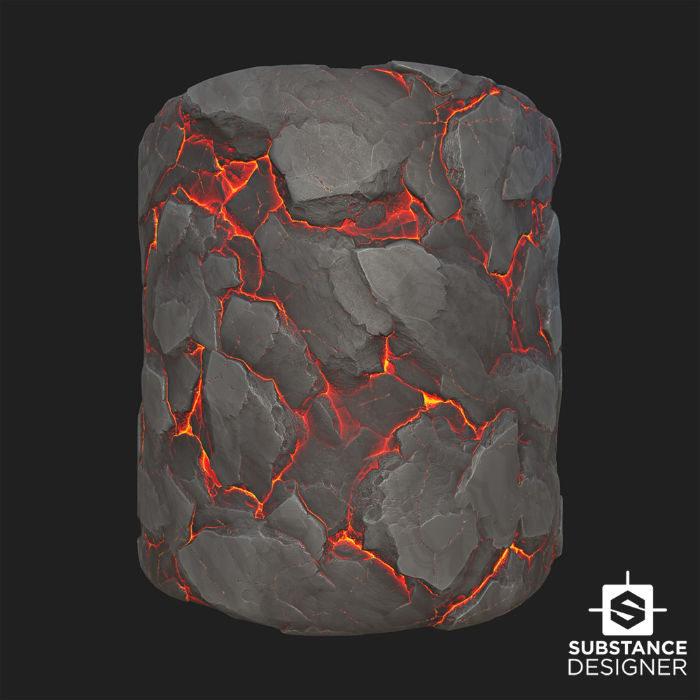 ArtStation - Molten Rocks