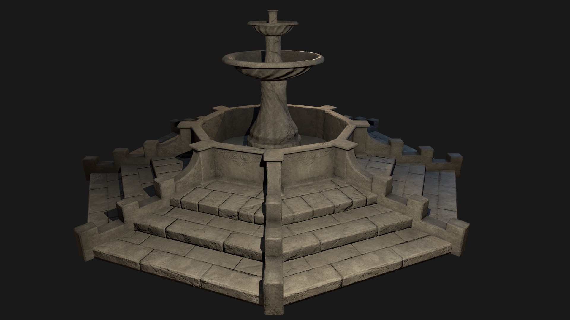 ArtStation - Stone Fountain